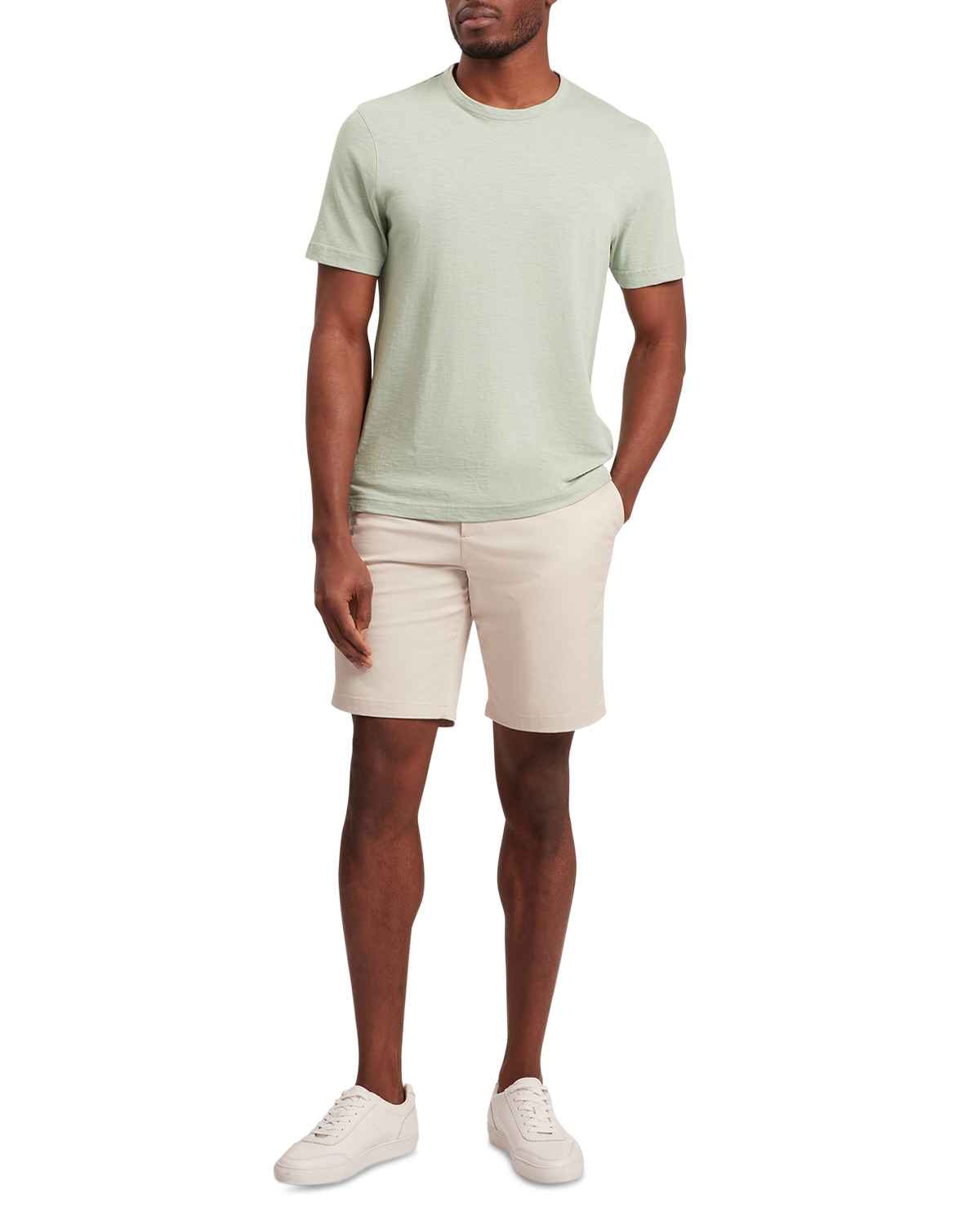TED BAKER LONDON bartol short sleeve regular fit linen cotton tee